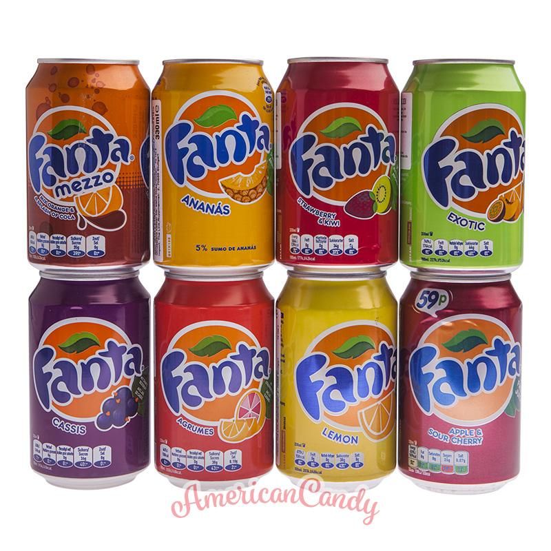 KNÜLLER 8x Fanta Mix | Americancandy Onlineshop