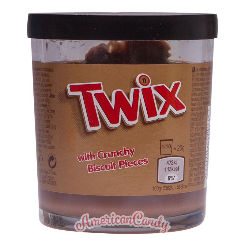Twix Cream with crunchy Biscuit Pieces 200g | Americancandy Onlineshop